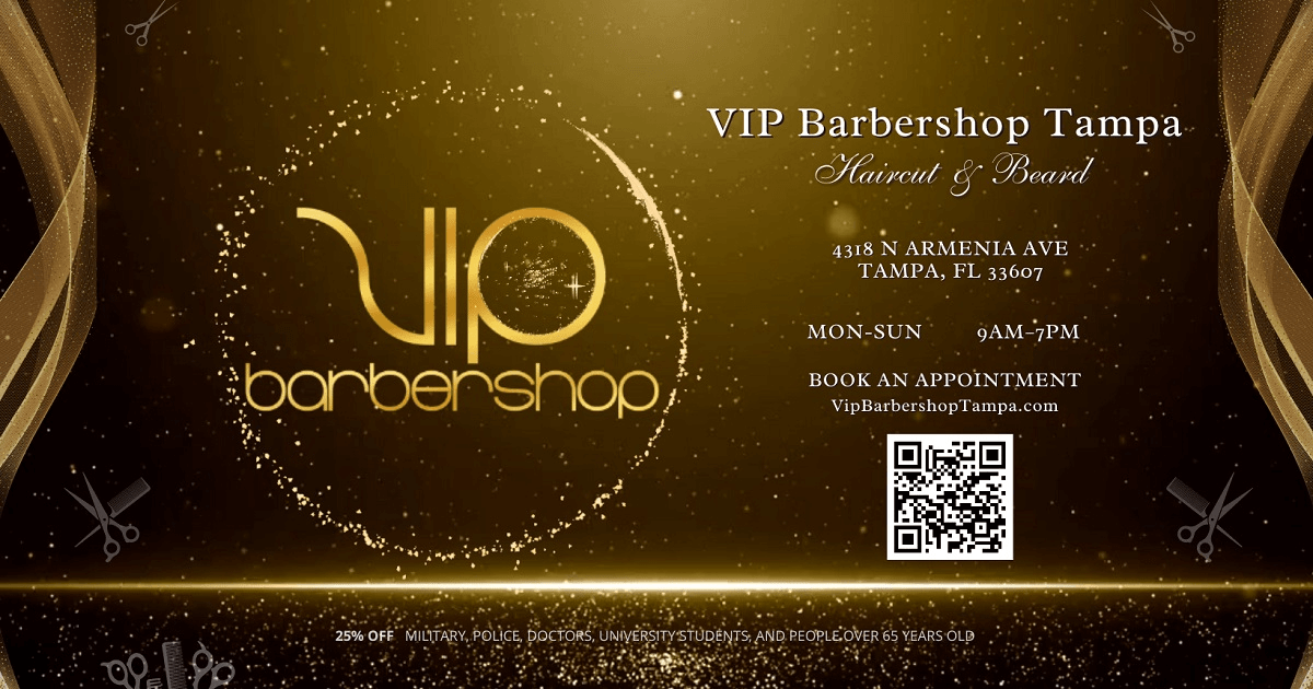 VIP Barbershop Tampa, FL - Haircuts, Shaves, Fades, Kids Haircuts